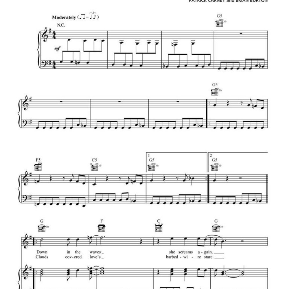 INDIE ROCK SHEET MUSIC COLLECTION PVG PianoWorks Inc