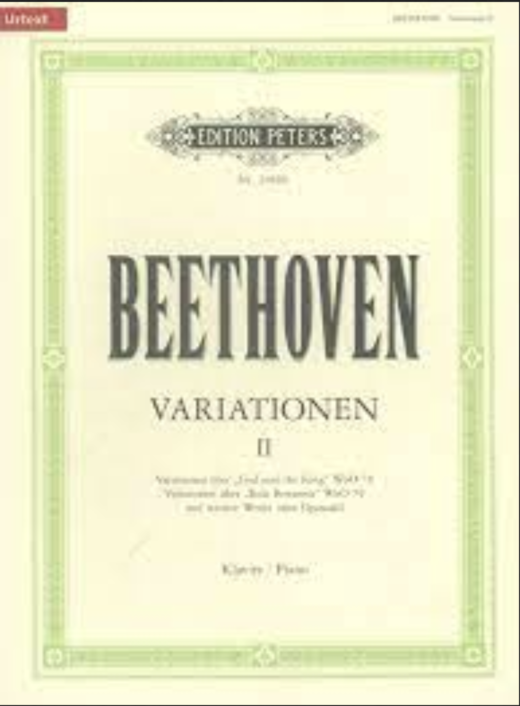 Beethoven - Variations (complete) Vol.2 - PianoWorks, Inc