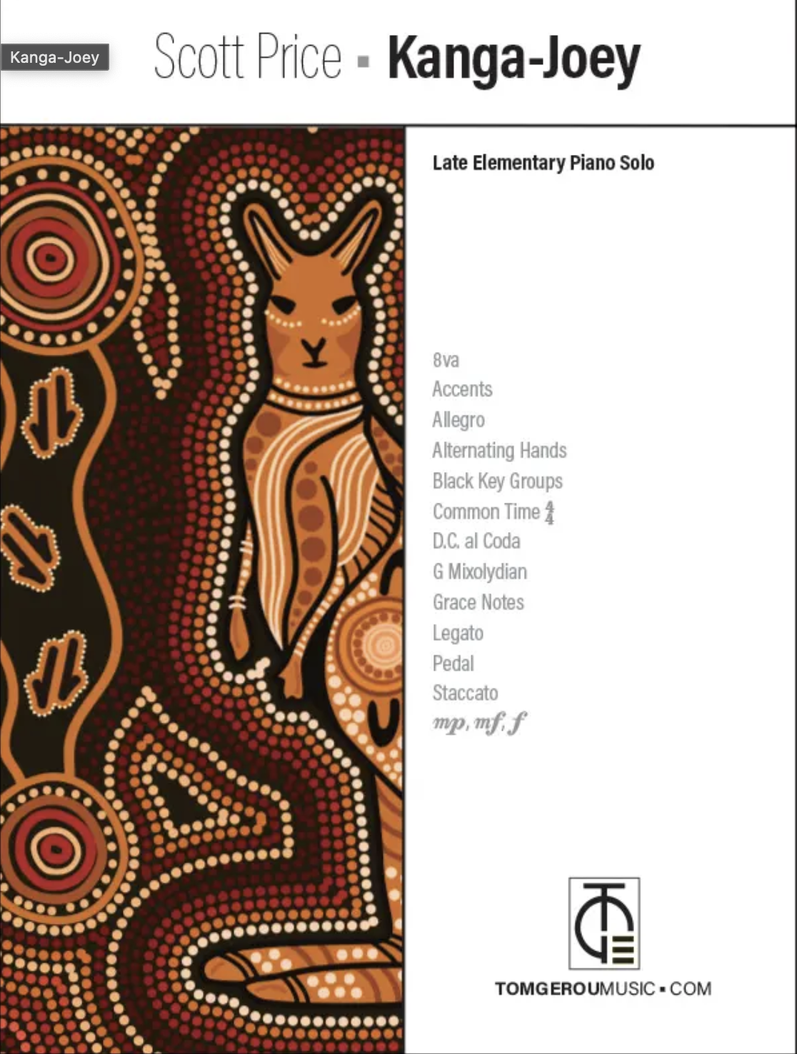 Price - Kanga-Joey (NFMC) - PianoWorks, Inc