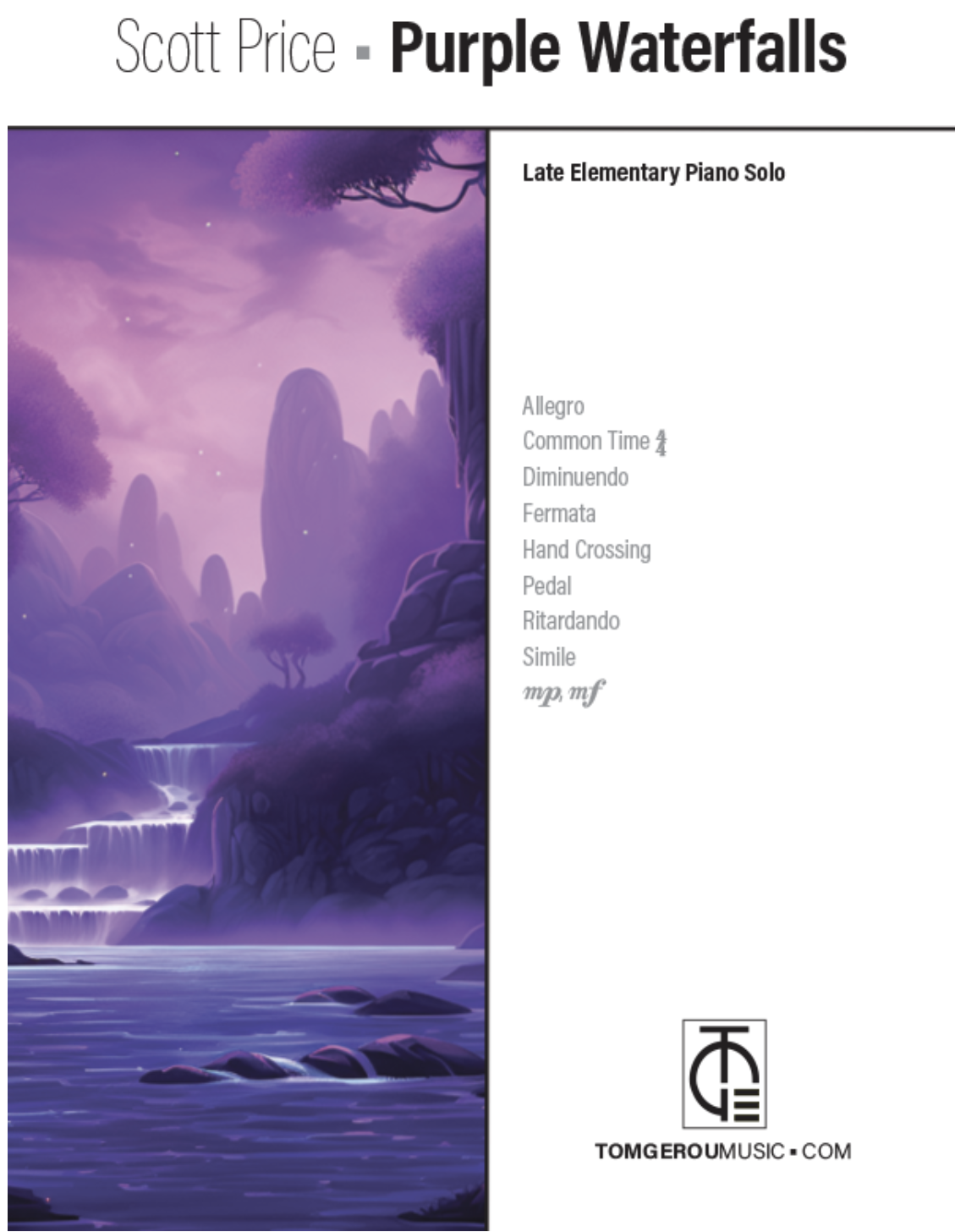 Price - Purple Waterfalls (NFMC) - PianoWorks, Inc