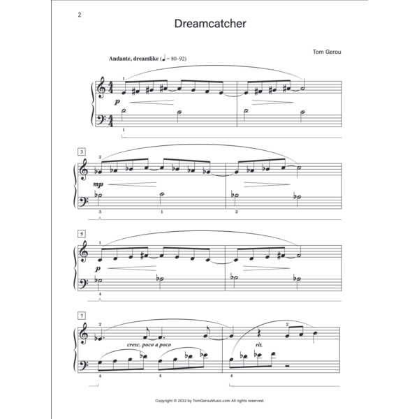 Gerou - Dreamcatcher - PianoWorks, Inc