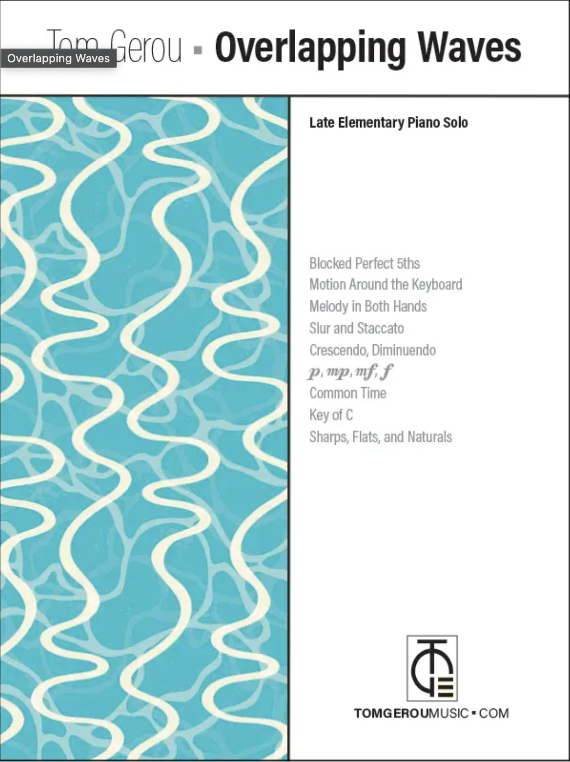 Gerou - Overlapping Waves - PianoWorks, Inc