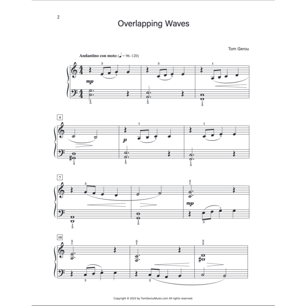 Gerou - Overlapping Waves - PianoWorks, Inc