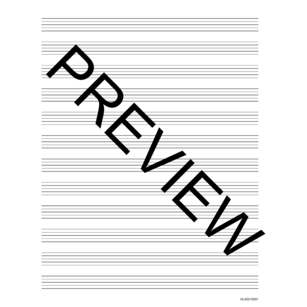 Hal Leonard Standard Manuscript Paper (Gold Cover) - PianoWorks, Inc