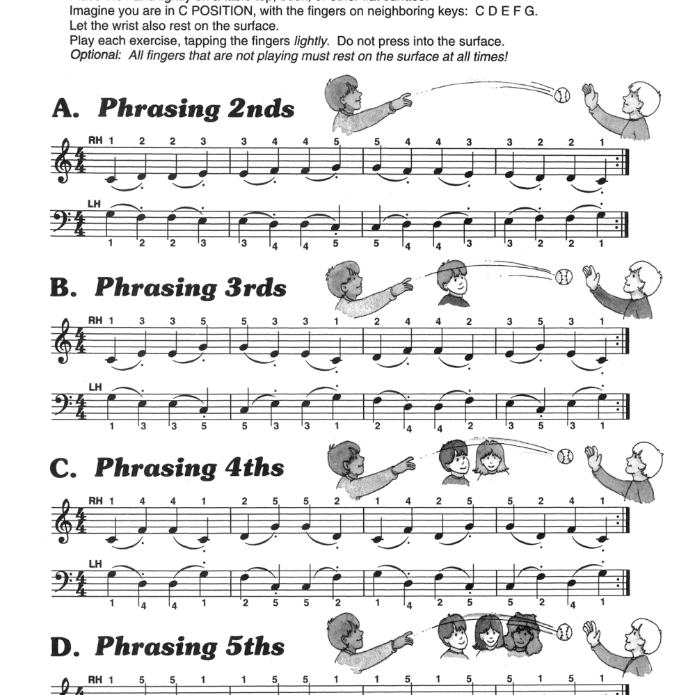 Alfred's Basic Piano Prep Course: Technic Book F - PianoWorks, Inc