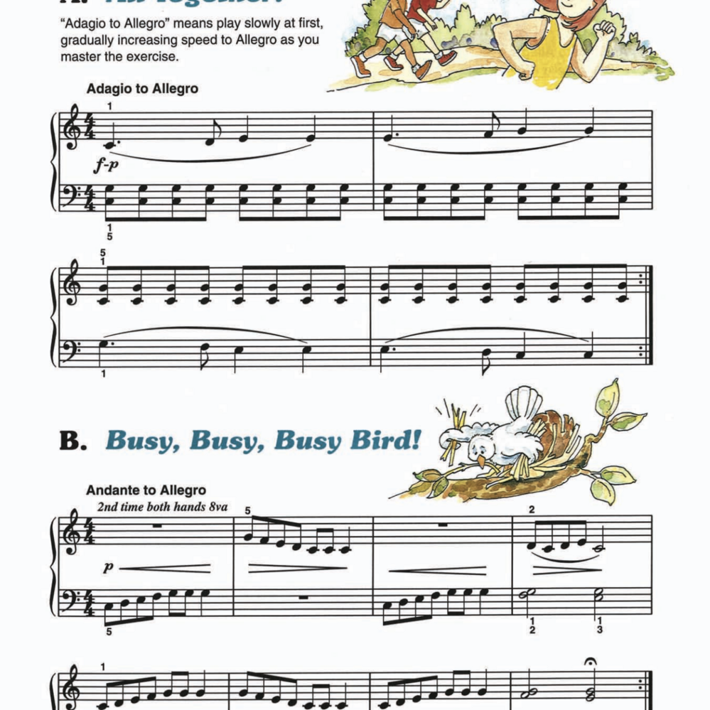 Alfred's Basic Piano Prep Course: Technic Book E - PianoWorks, Inc