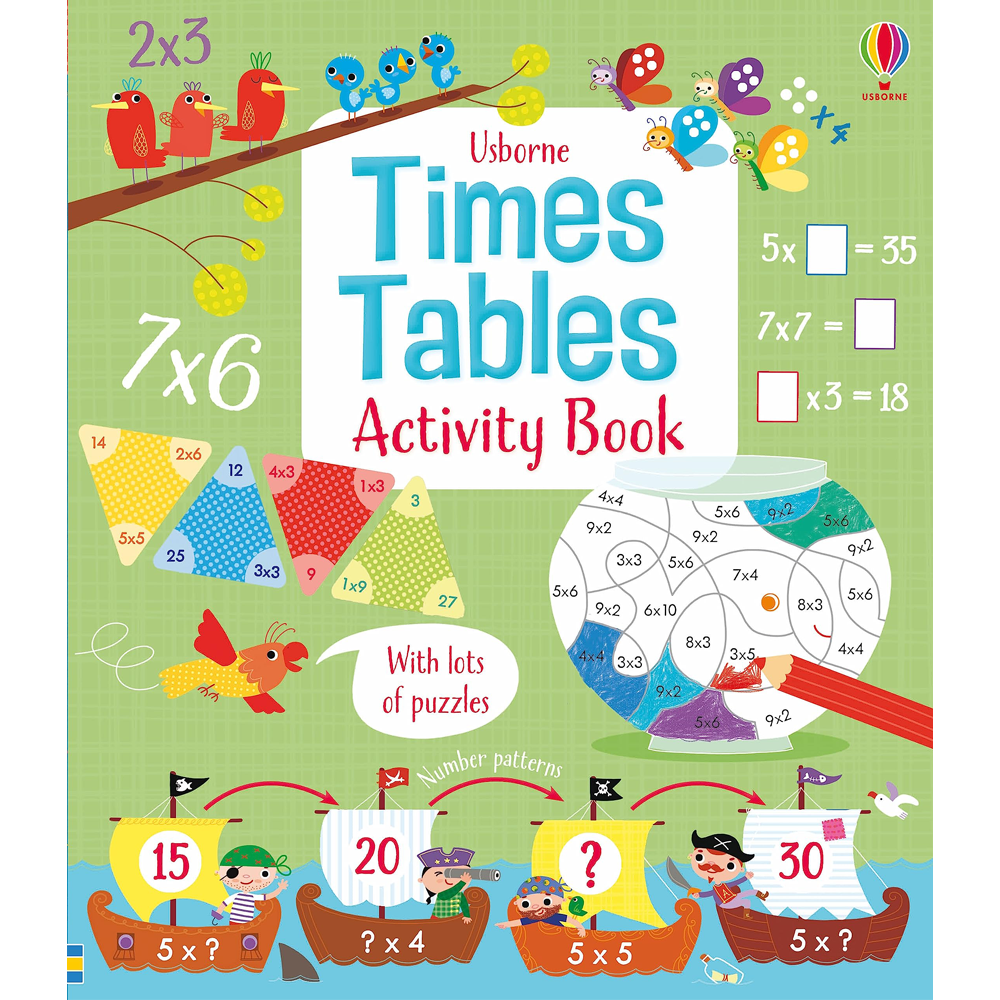 Times Tables Activity Book - Blue Highway Games
