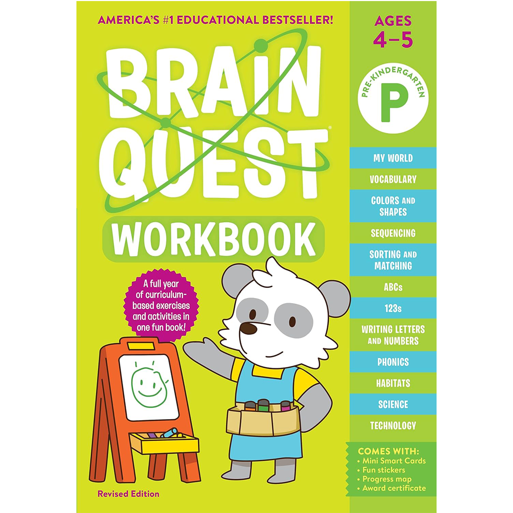 Brain Quest Workbook: Pre-Kindergarten - Blue Highway Games