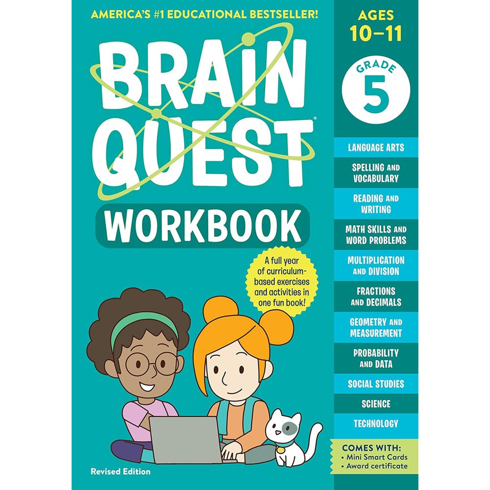 Brain Quest Workbook: Grade 5 - Blue Highway Games