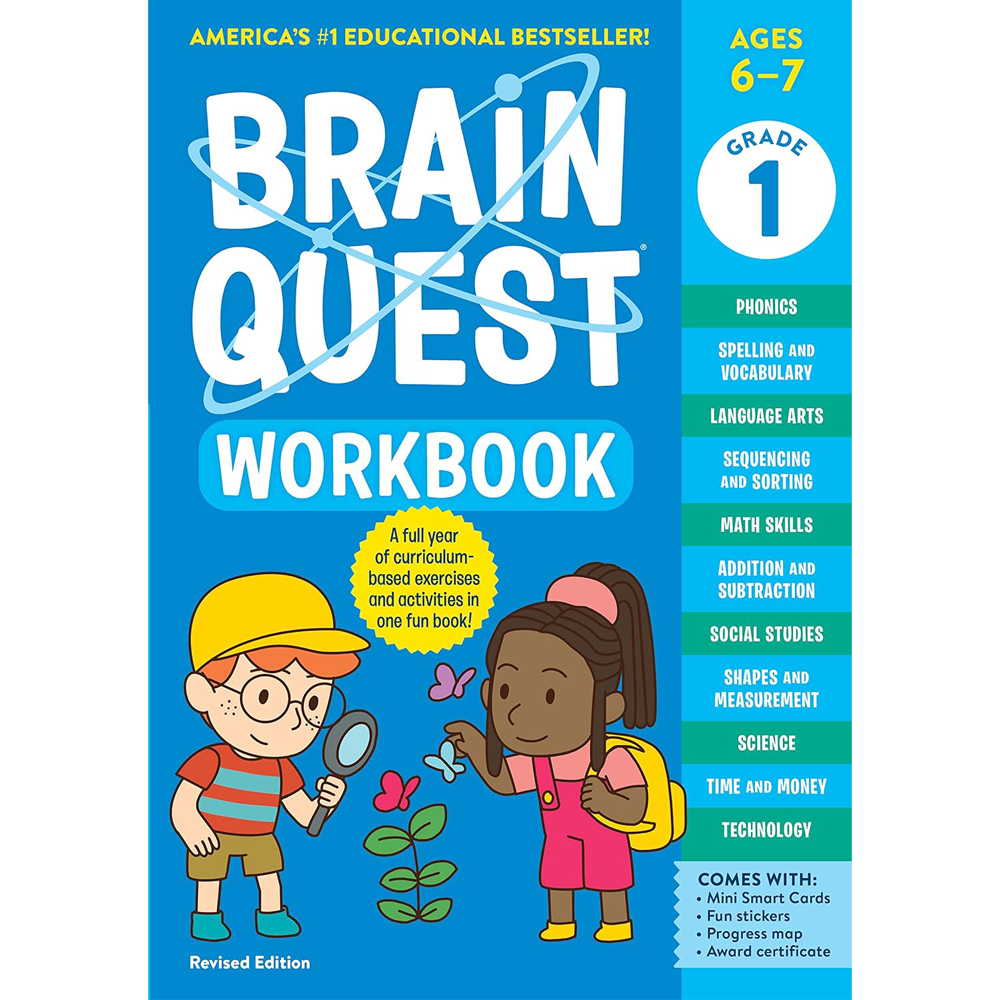 Brain Quest Workbook: Grade 1 - Blue Highway Games