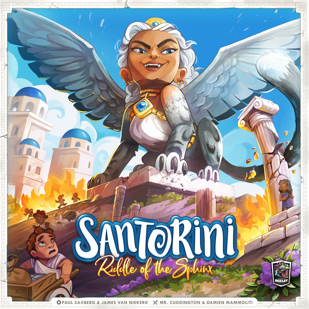 Santorini (2nd Ed): Riddle of the Sphinx Exp - Blue Highway Games