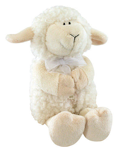 Jesus Loves Me Praying Lamb - St. Paul's Catholic Books & Gifts