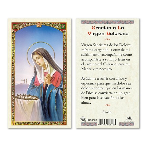 Spanish Prayer Cards - St. Paul's Catholic Books & Gifts