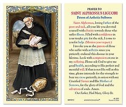 Prayer Card St Alphonsus Liguori - St. Paul's Catholic Books & Gifts