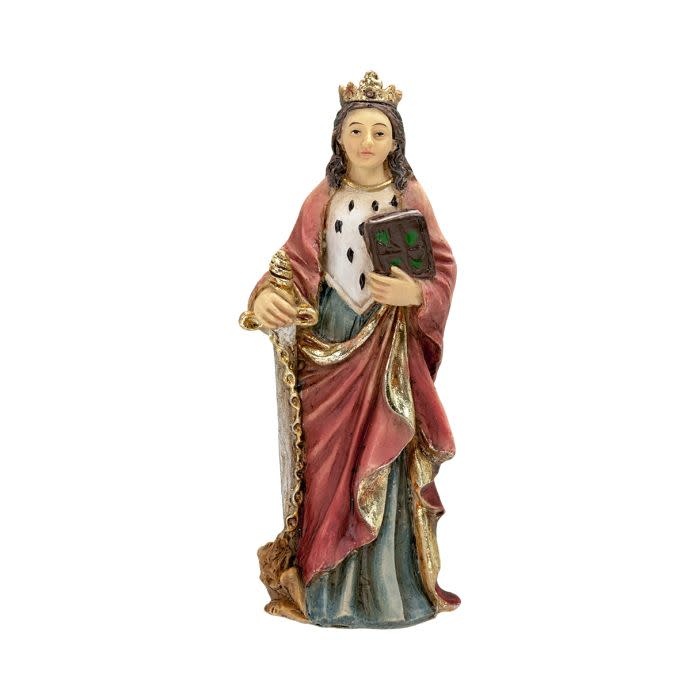 St Dymphna Patron Saint Statue - St. Paul's Catholic Books & Gifts