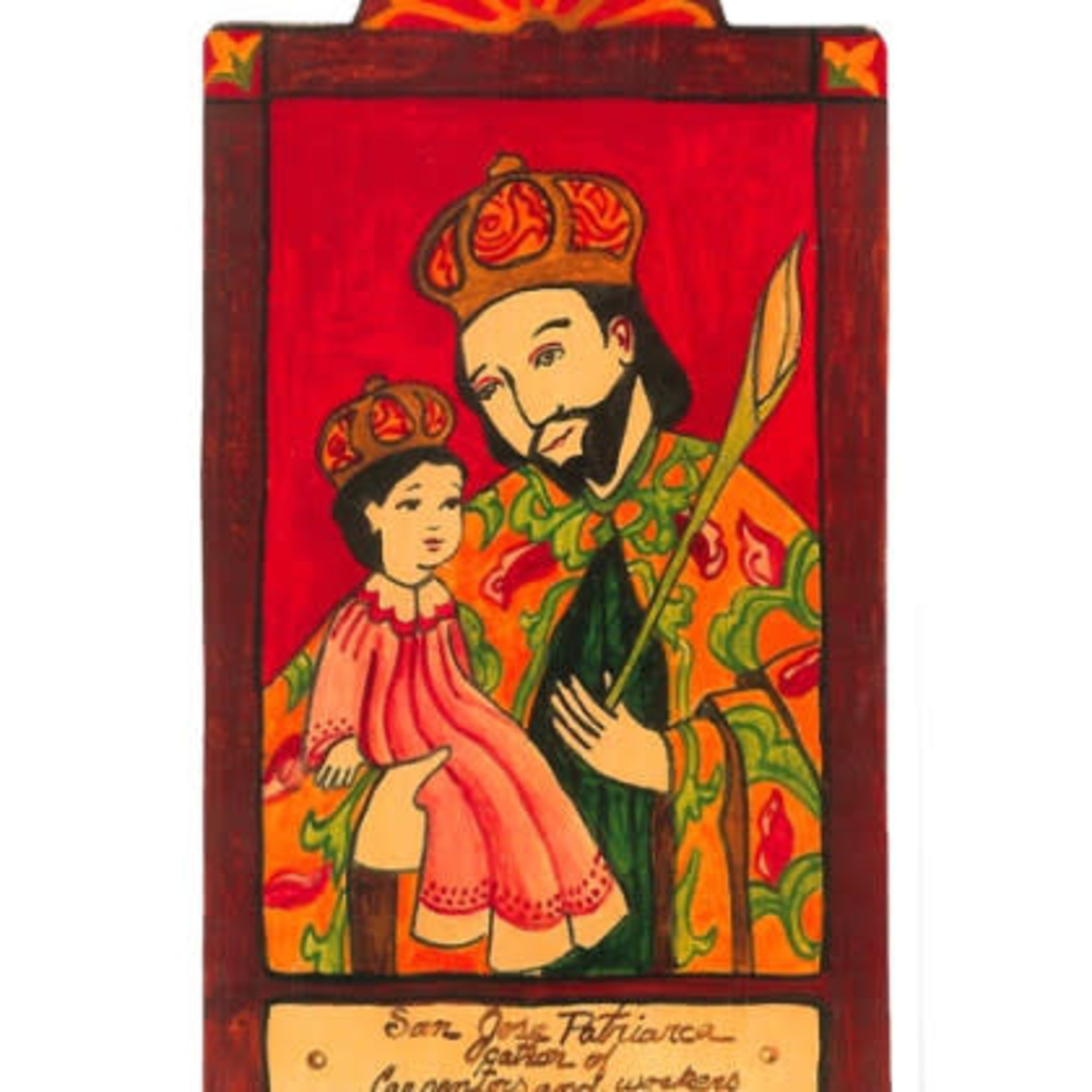 San Jose Patriarca Large Retablo - St Pauls Catholic Books & Gifts