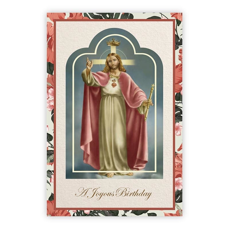 Greeting Card-Sacred Heart Happy Birthday - St. Paul's Catholic Books ...