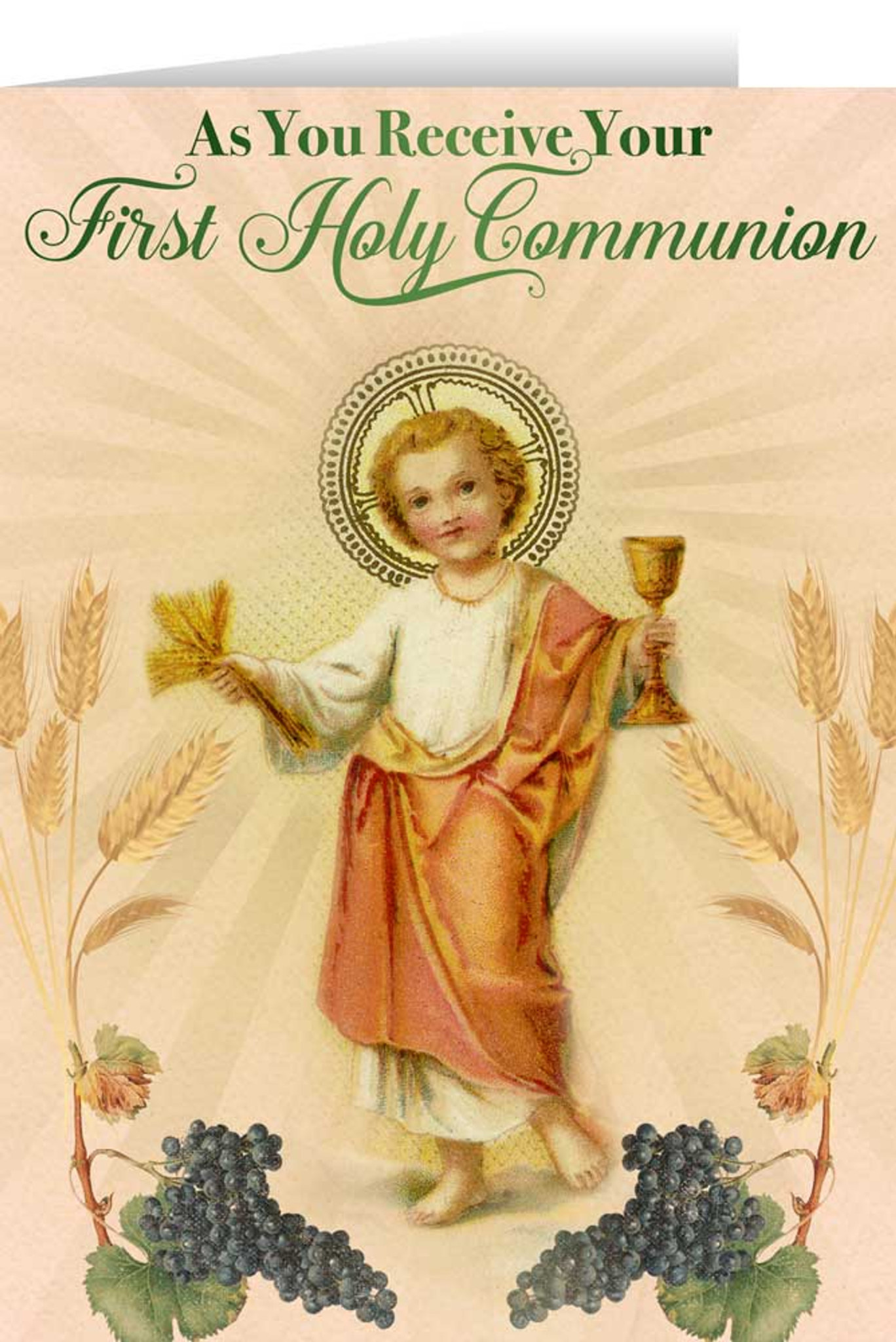Greeting Card First Communion (Christ Child) - St. Paul's Catholic ...