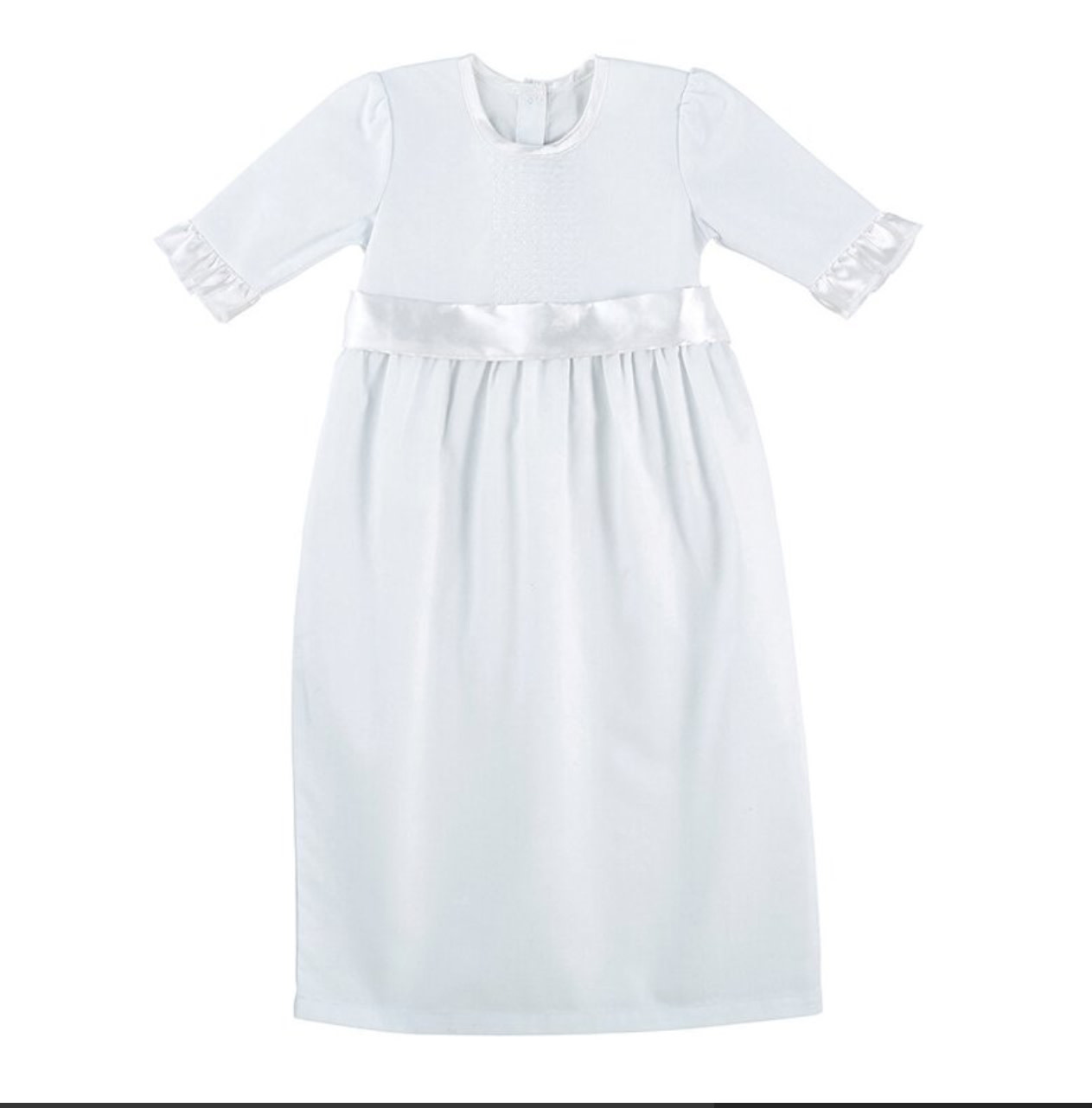Simple Baptismal Gown for Baby - St. Paul's Catholic Books & Gifts