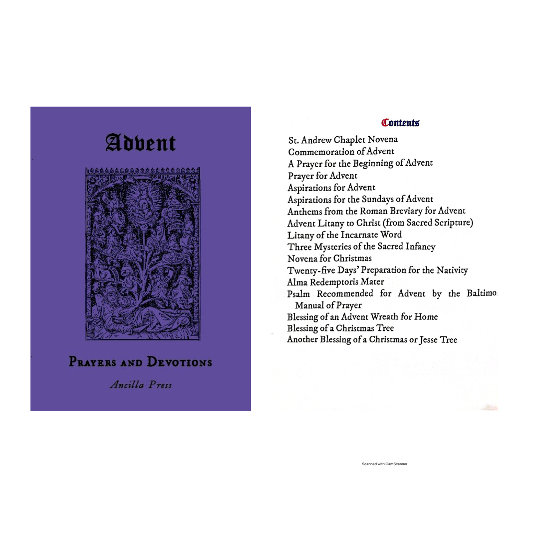 Advent Prayer Book - St. Paul's Catholic Books & Gifts