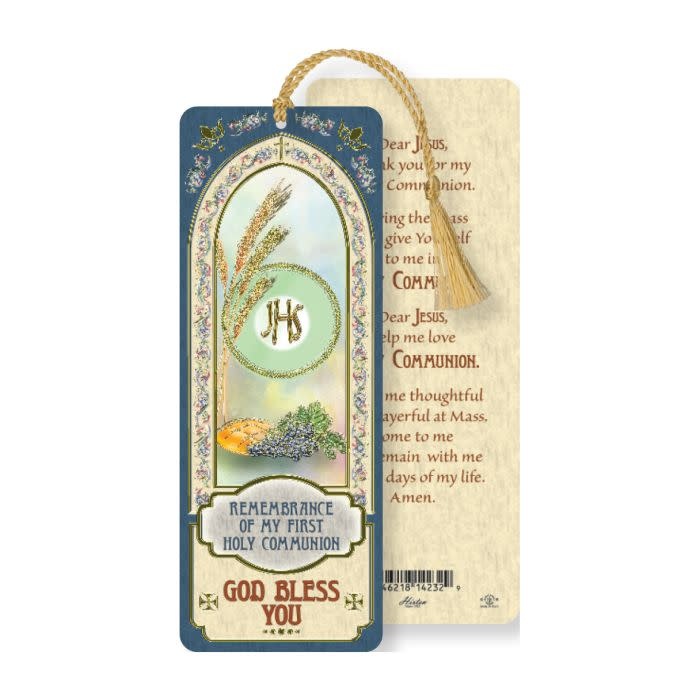 First Communion Bookmark with Tassel - St. Paul's Catholic Books & Gifts