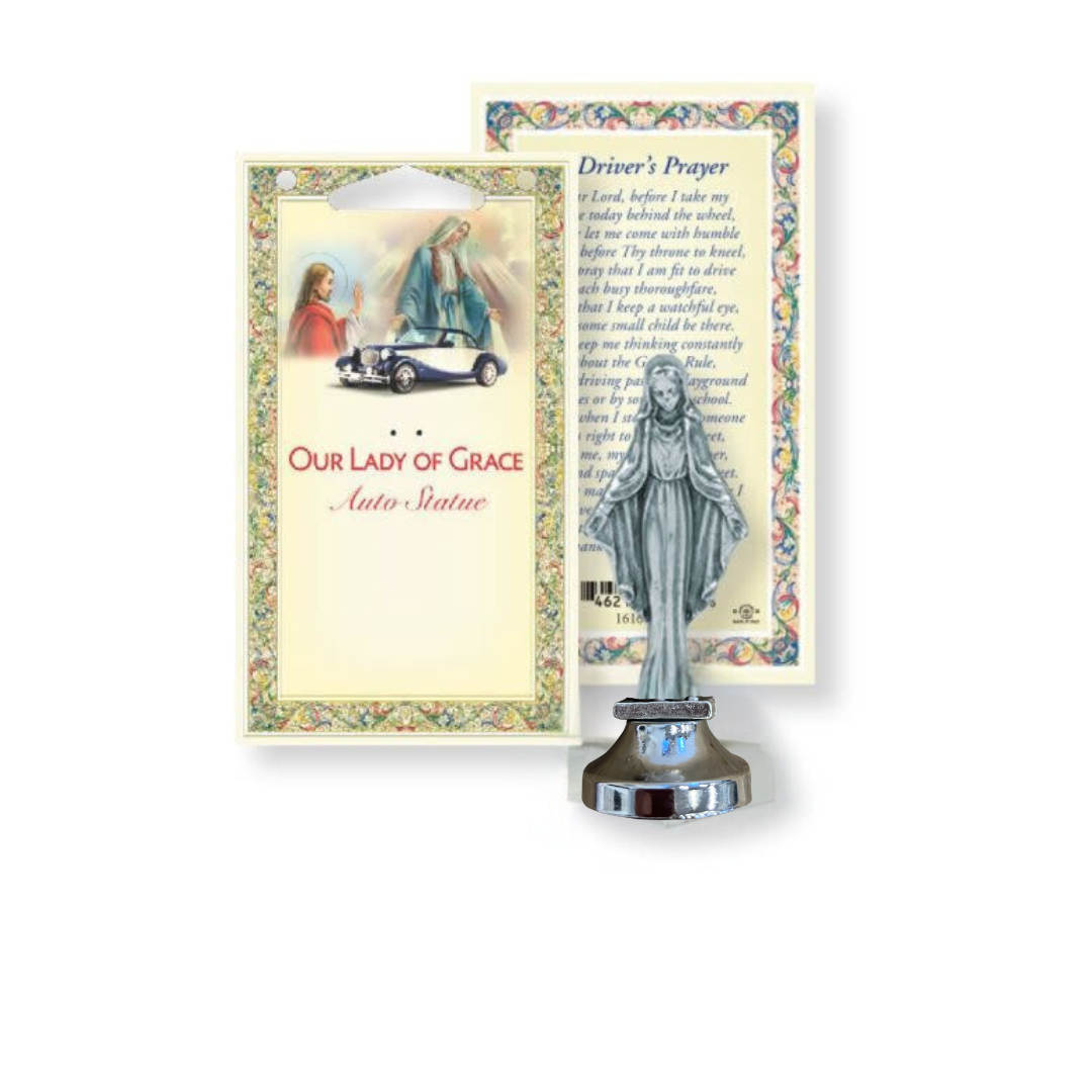 Our Lady of Grace Auto Statuette - St. Paul's Catholic Books & Gifts