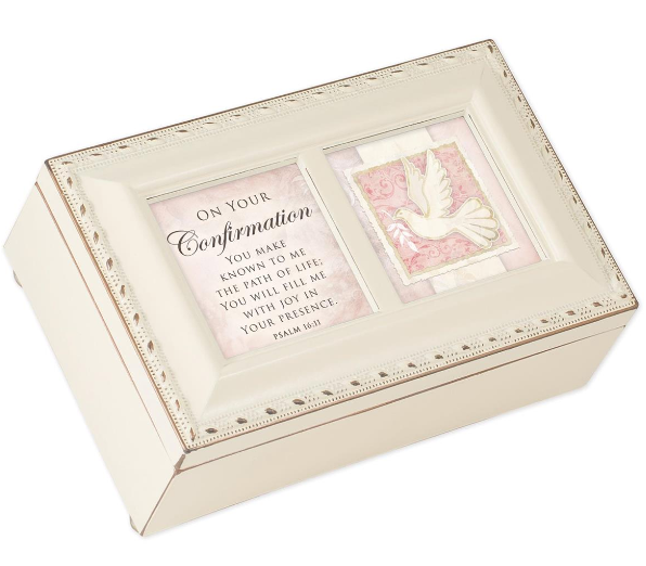 On Your Confirmation Music Box - St. Paul's Catholic Books & Gifts