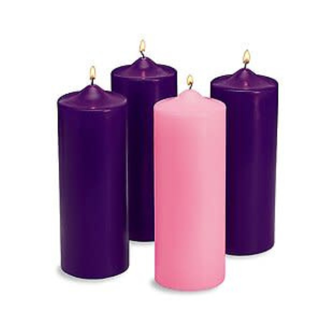 Advent Pillar Candles - St. Paul's Catholic Books & Gifts