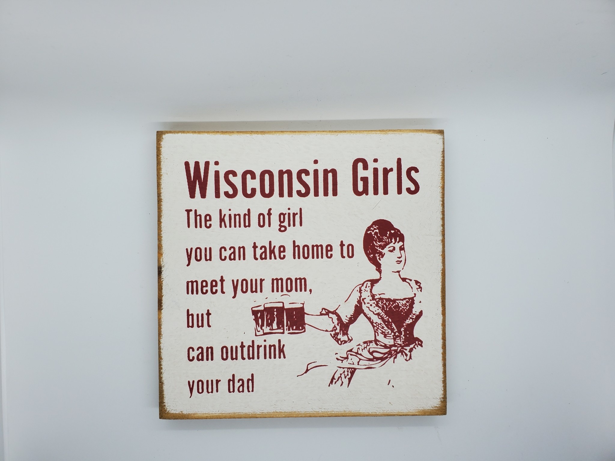 Wisconsin Girls Sign - Cabin Creations
