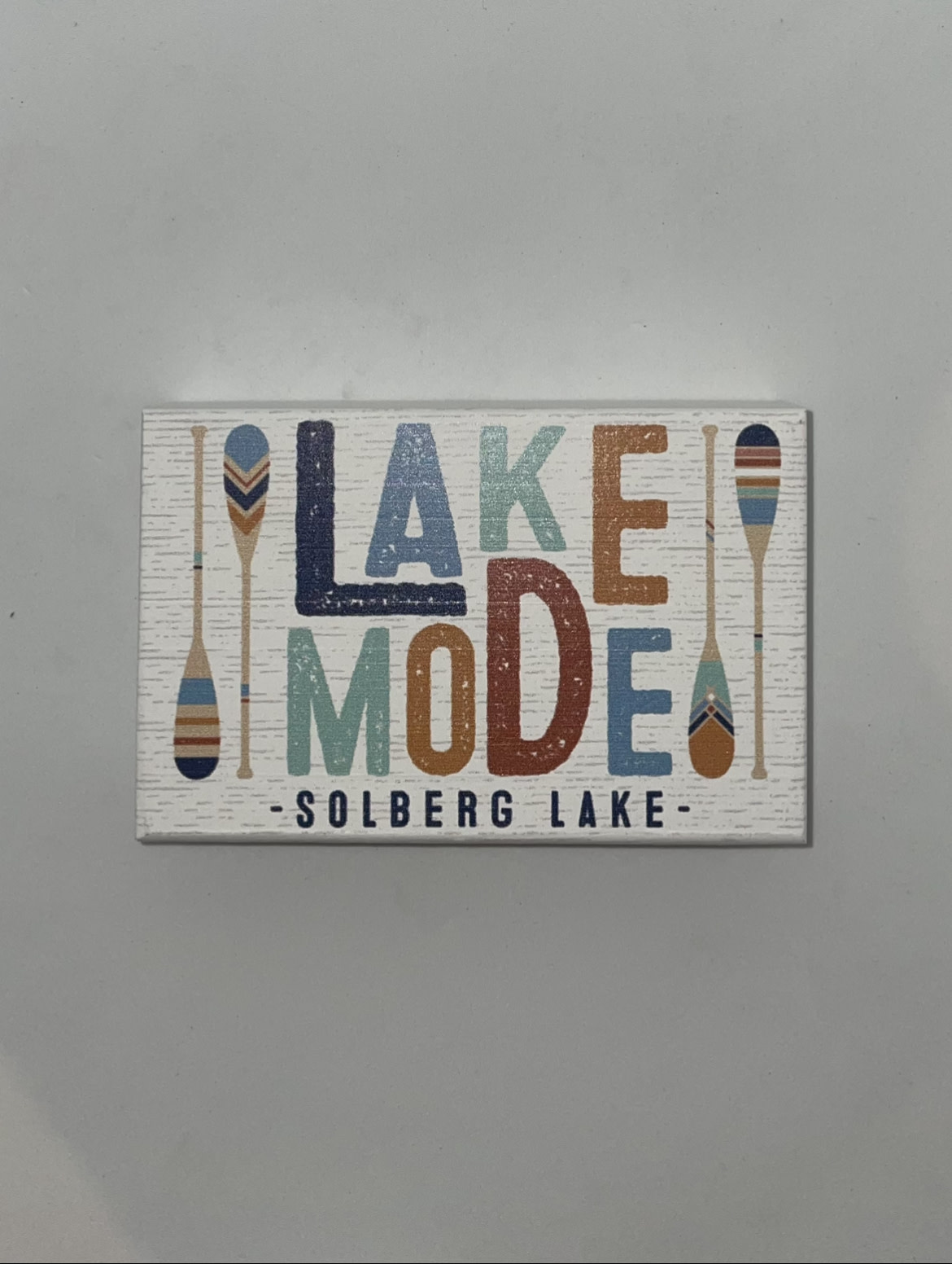 Lake Mode Sign -Solberg Lake - Cabin Creations