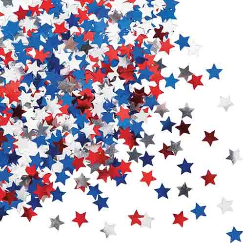Creative Converting Red, White & Blue Star Confetti - Party Adventure