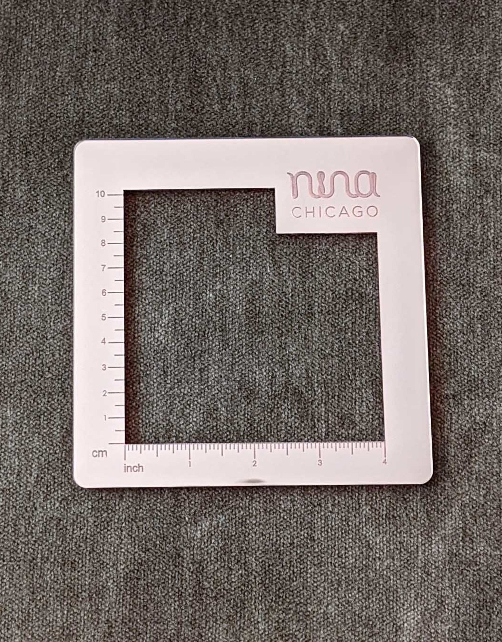 Nina Chicago Mirror Gauge Swatch Ruler - Nina Chicago