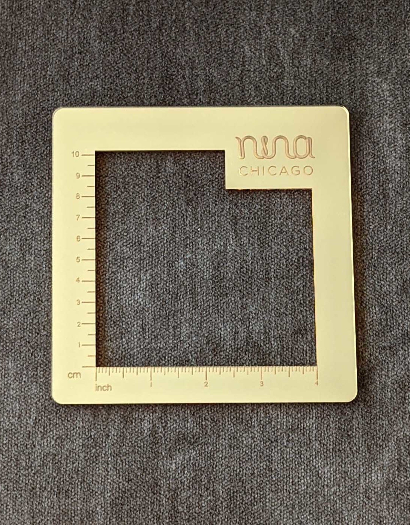 Nina Chicago Mirror Gauge Swatch Ruler - Nina Chicago