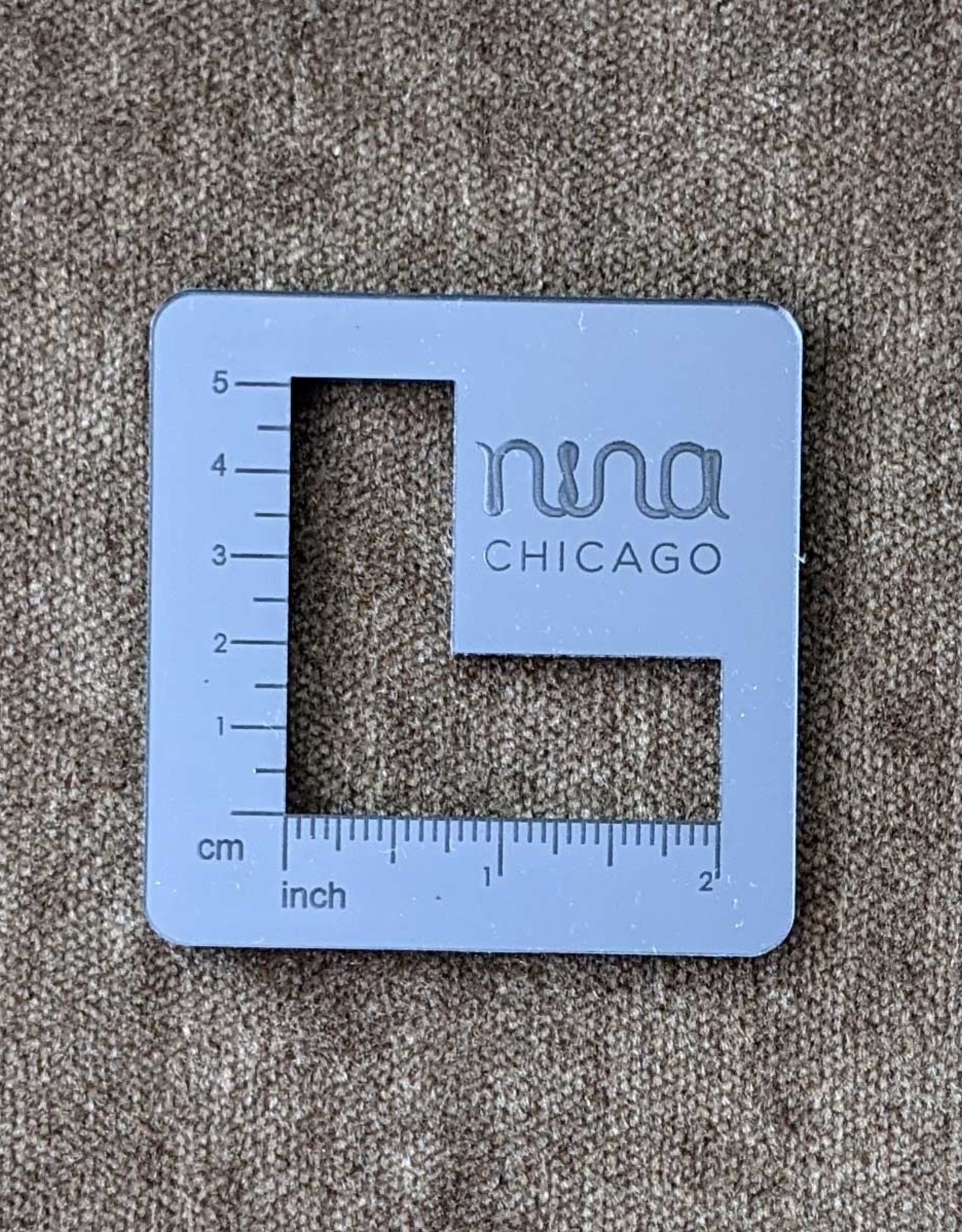 Nina Chicago Mirror Gauge Swatch Ruler - Nina Chicago
