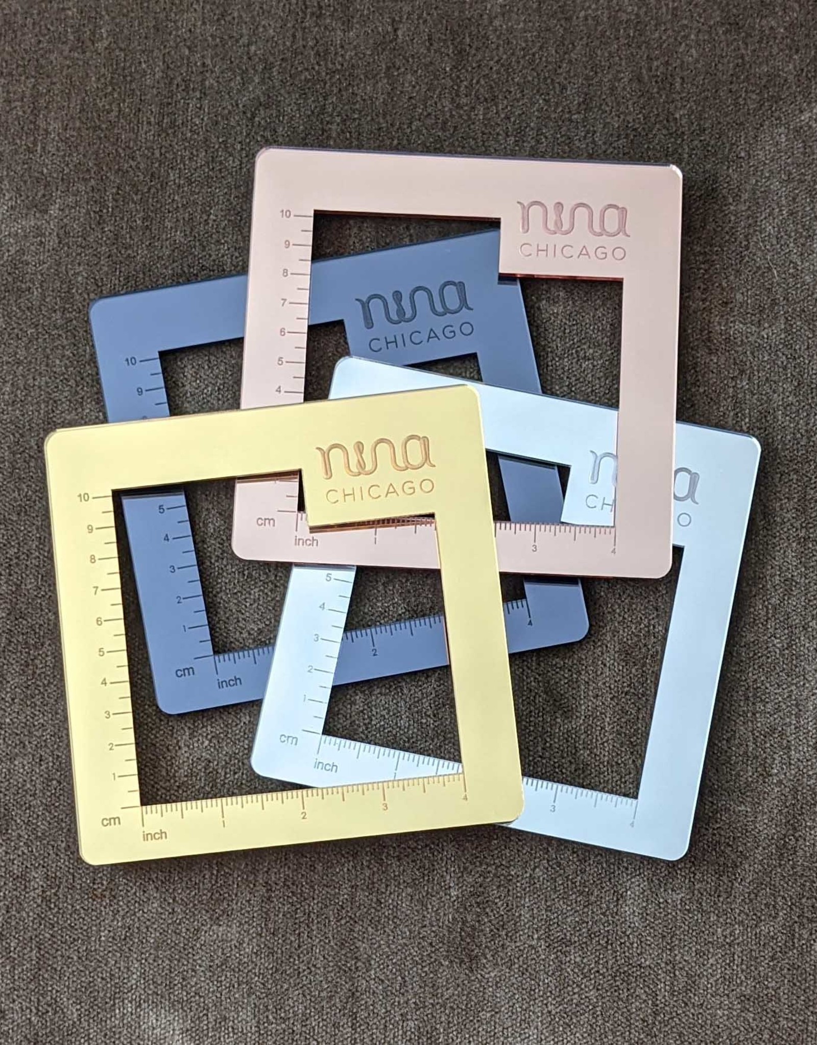 Nina Chicago Mirror Gauge Swatch Ruler - Nina Chicago