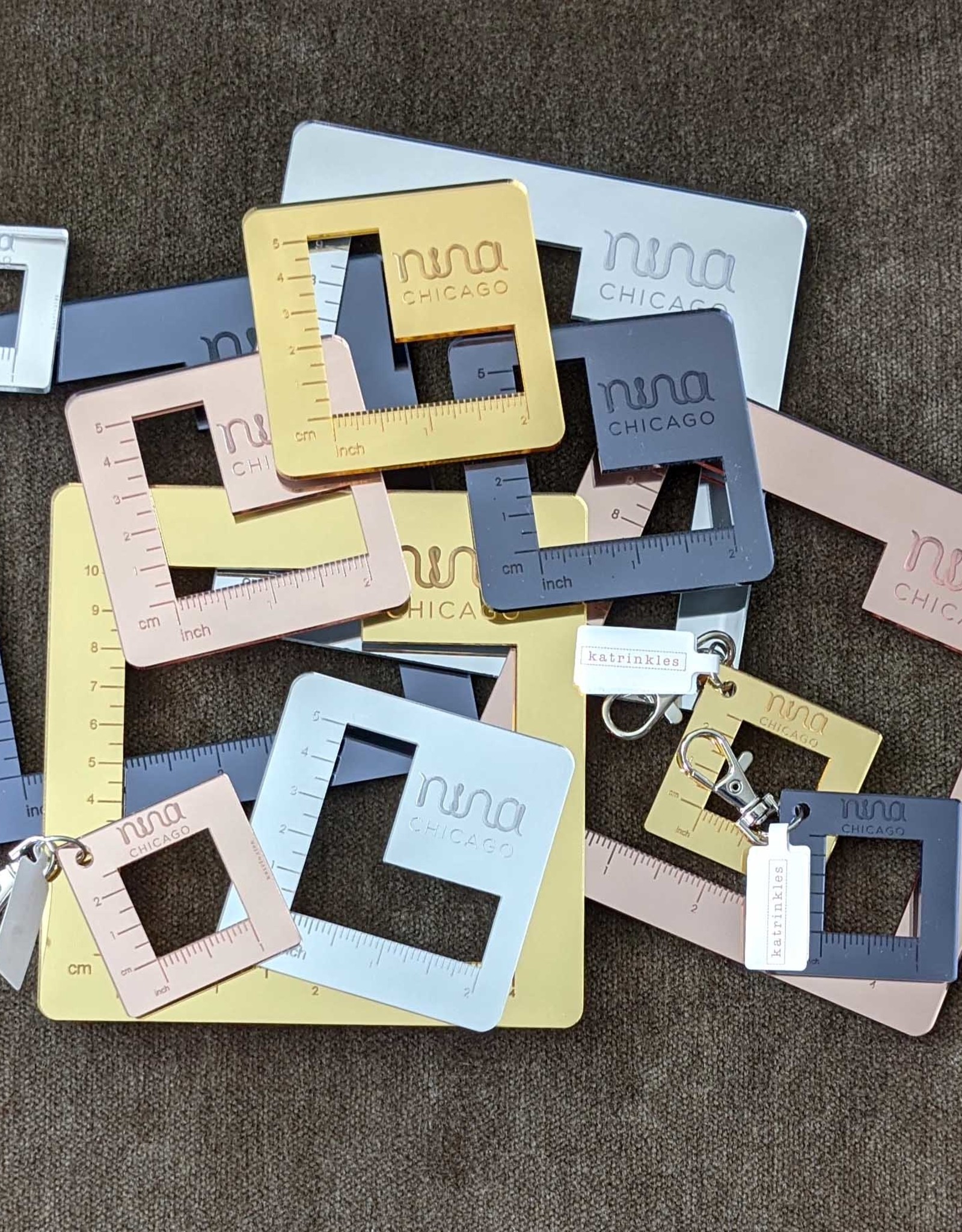 Nina Chicago Mirror Gauge Swatch Ruler - Nina Chicago