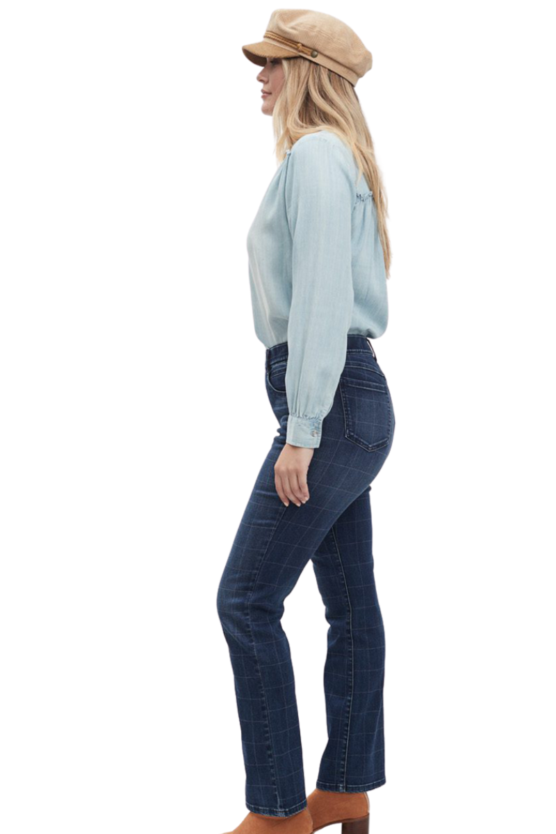 French Dressing Subliminal Check Jeans - Shady And Katie - Shady And Katie