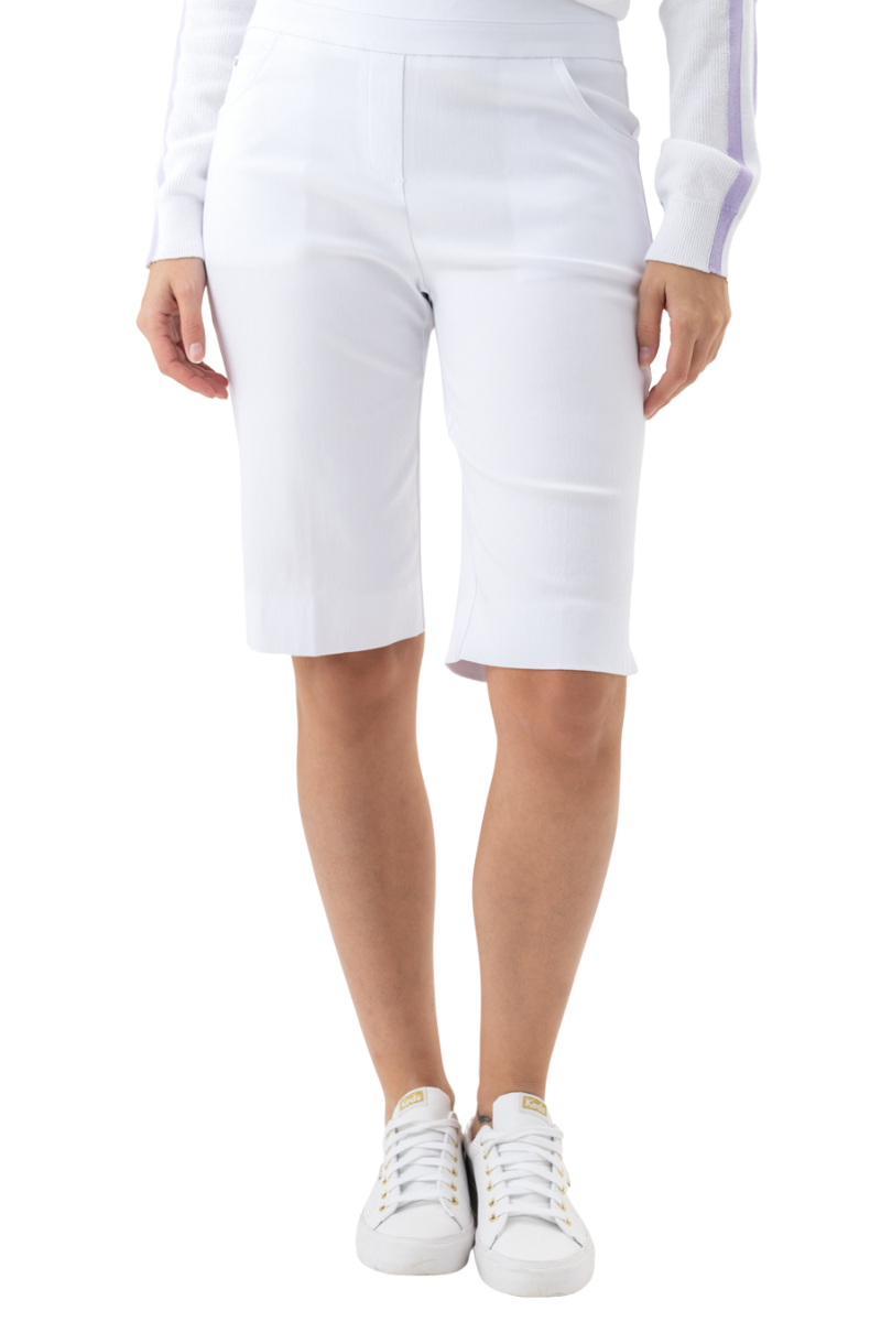 Renuar Bermuda Shorts In White - Shady And Katie - Shady And Katie