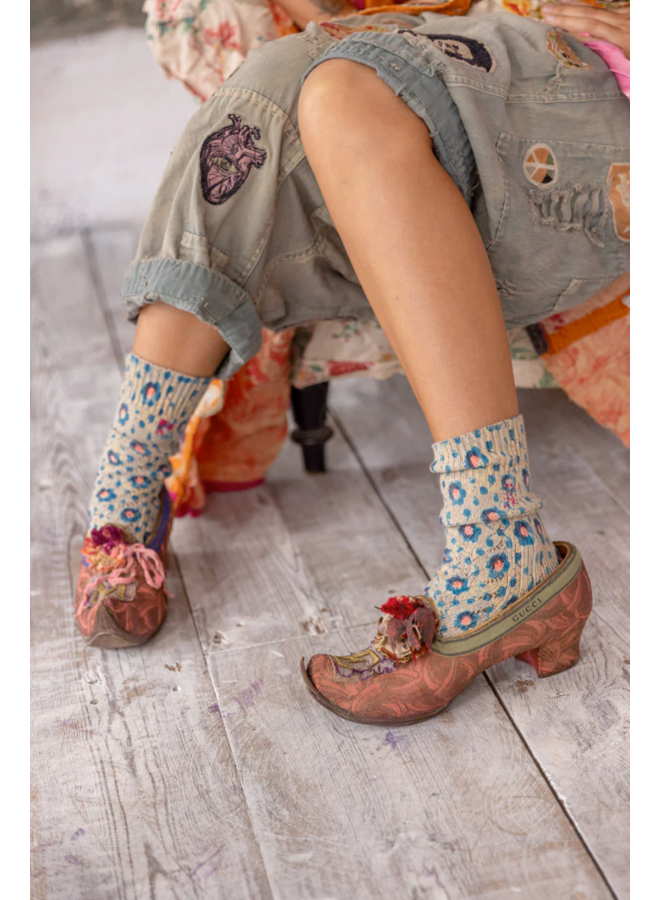 Magnolia Pearl Floral Lil Dipper Socks in School Girl - Shady & Katie ...