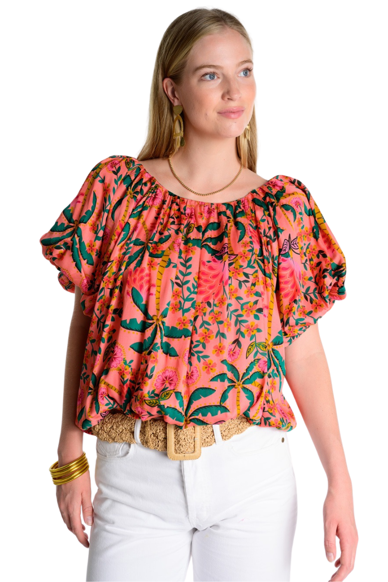 Ivy Jane Bubble Tropical Top - Shady and Katie - Shady And Katie