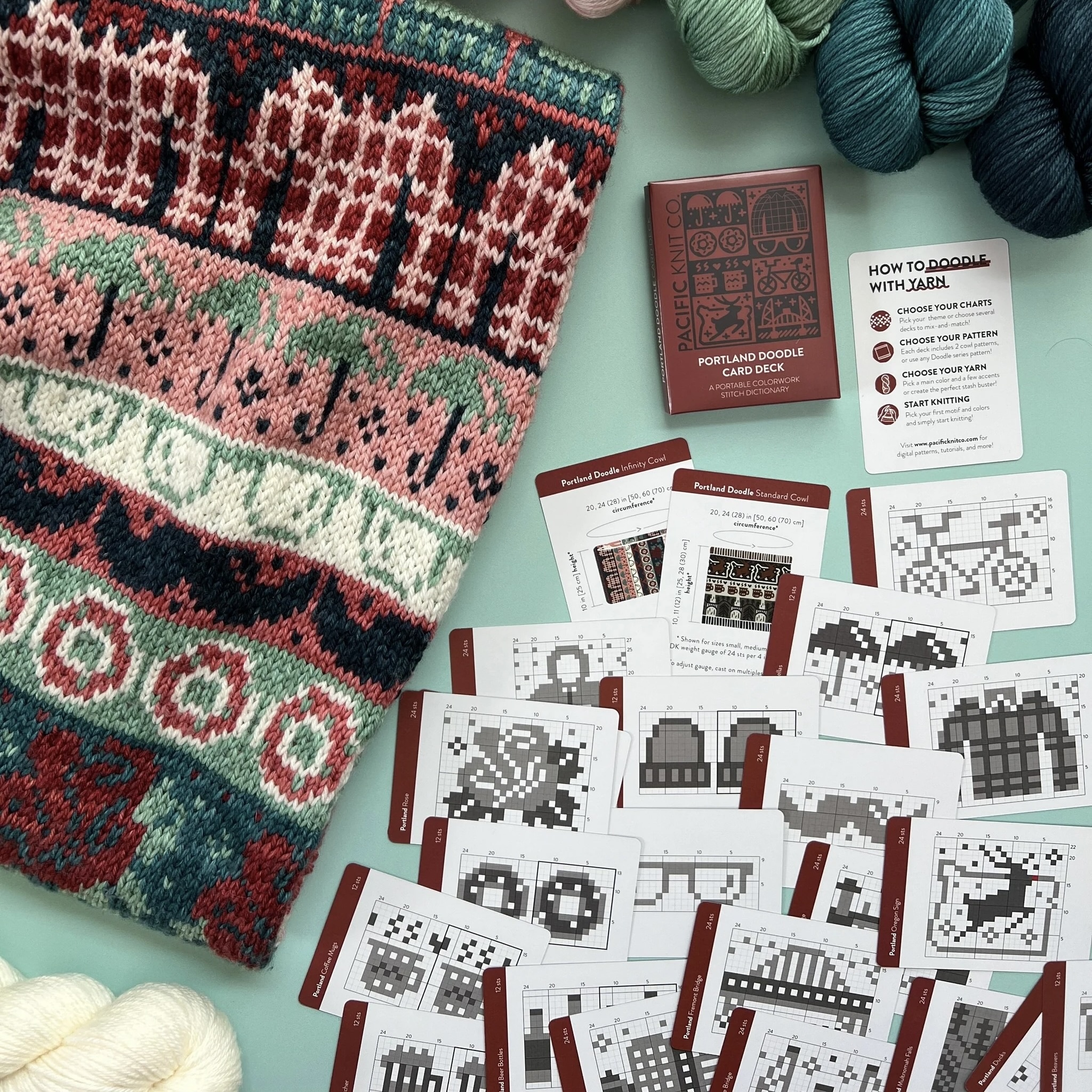 Pacific Knit Co. Doodle Decks - For Yarn's Sake