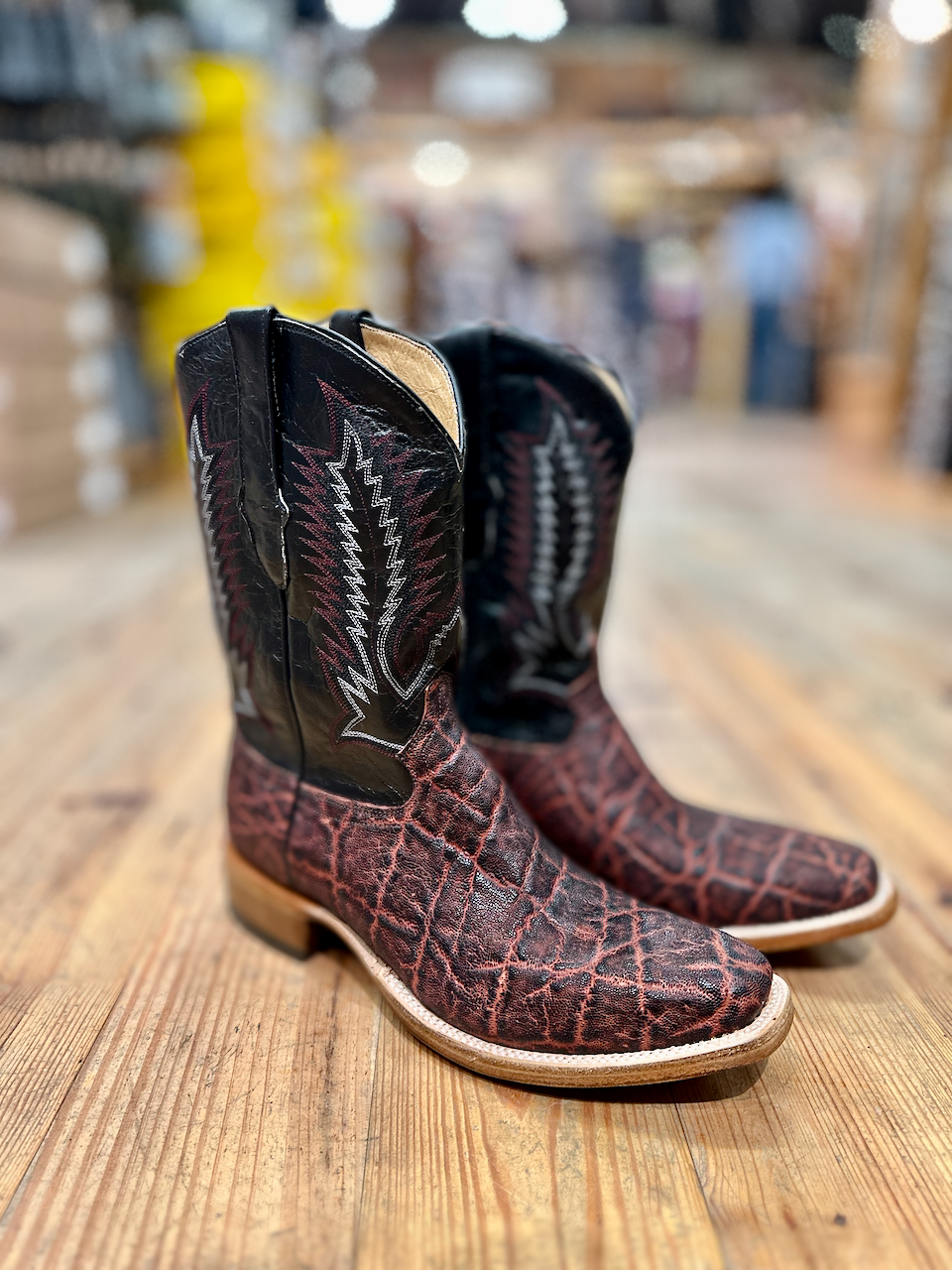 Men's Cowtown F830 Sport Rust Elephant Western Boot - Hewlett & Dunn