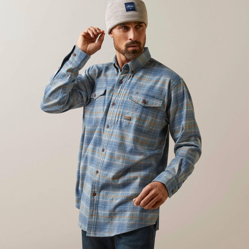 Shop Ariat Rebar Work Flannel Shirt – Rugged Style - Hewlett & Dunn