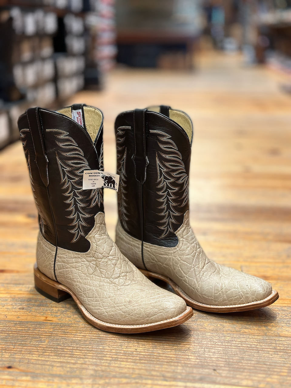Buy Cowtown F831 Elephant Boots – Rugged Exotic Look - Hewlett & Dunn