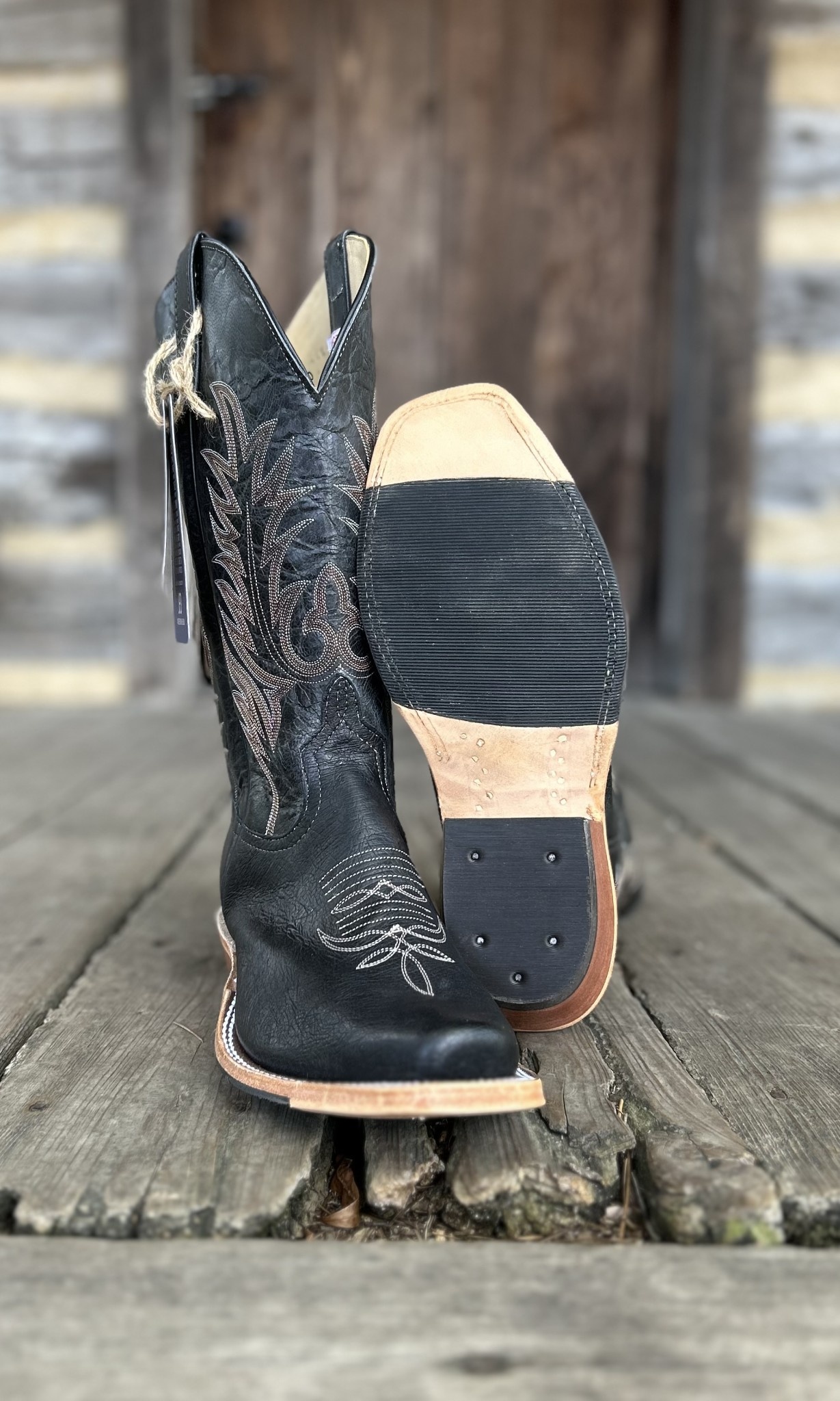 Buy 337301 Black Smooth Ostrich Boots – Western - Hewlett & Dunn