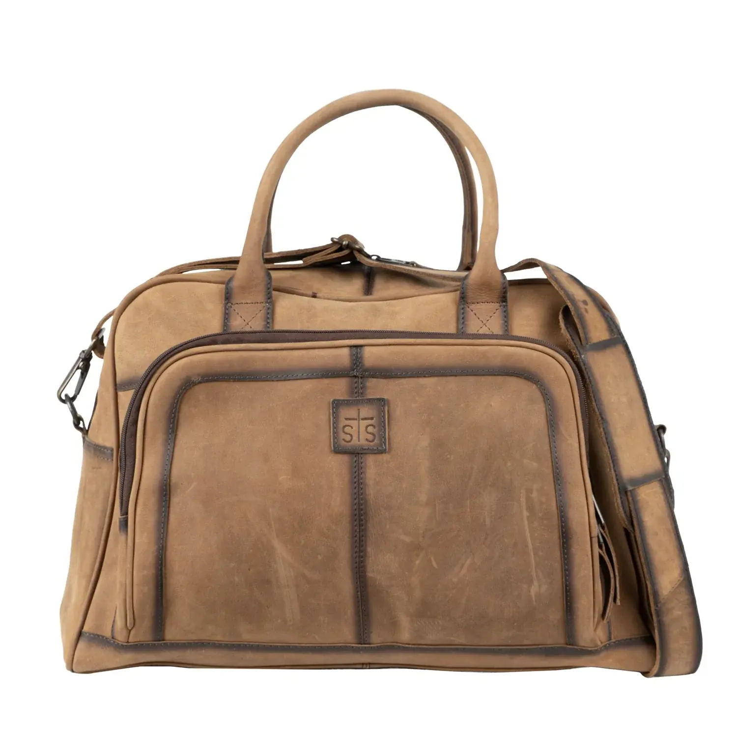 STS Ranchwear STS34531 Veg-Tan Foreman Carry On Bag - Hewlett & Dunn