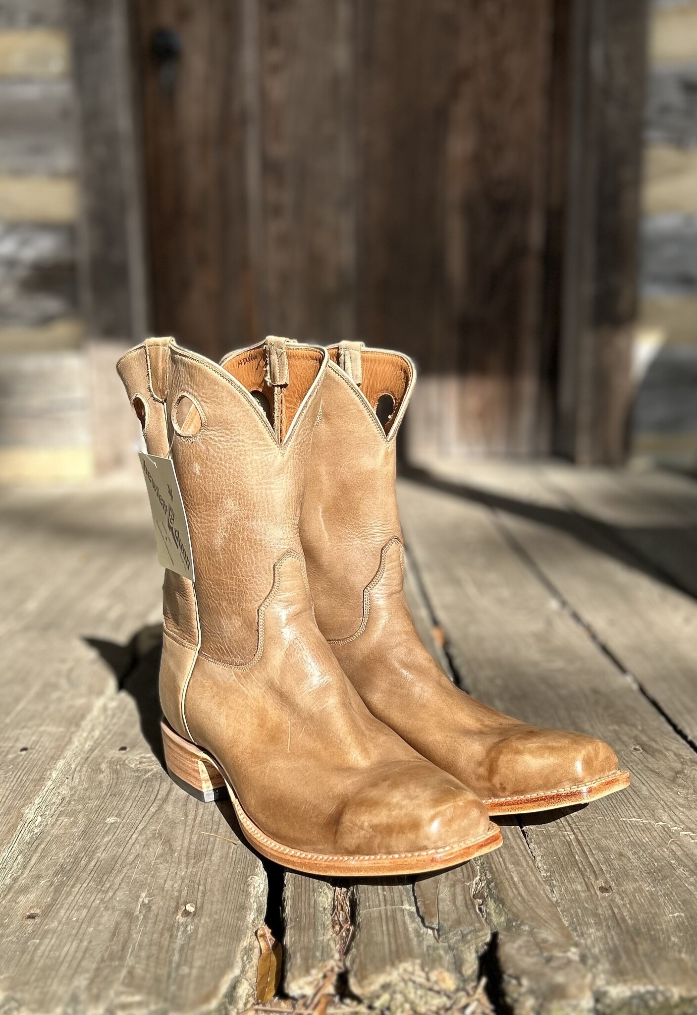 HEWLETT & DUNN HD490 Tan Burnished Calf - Hewlett & Dunn