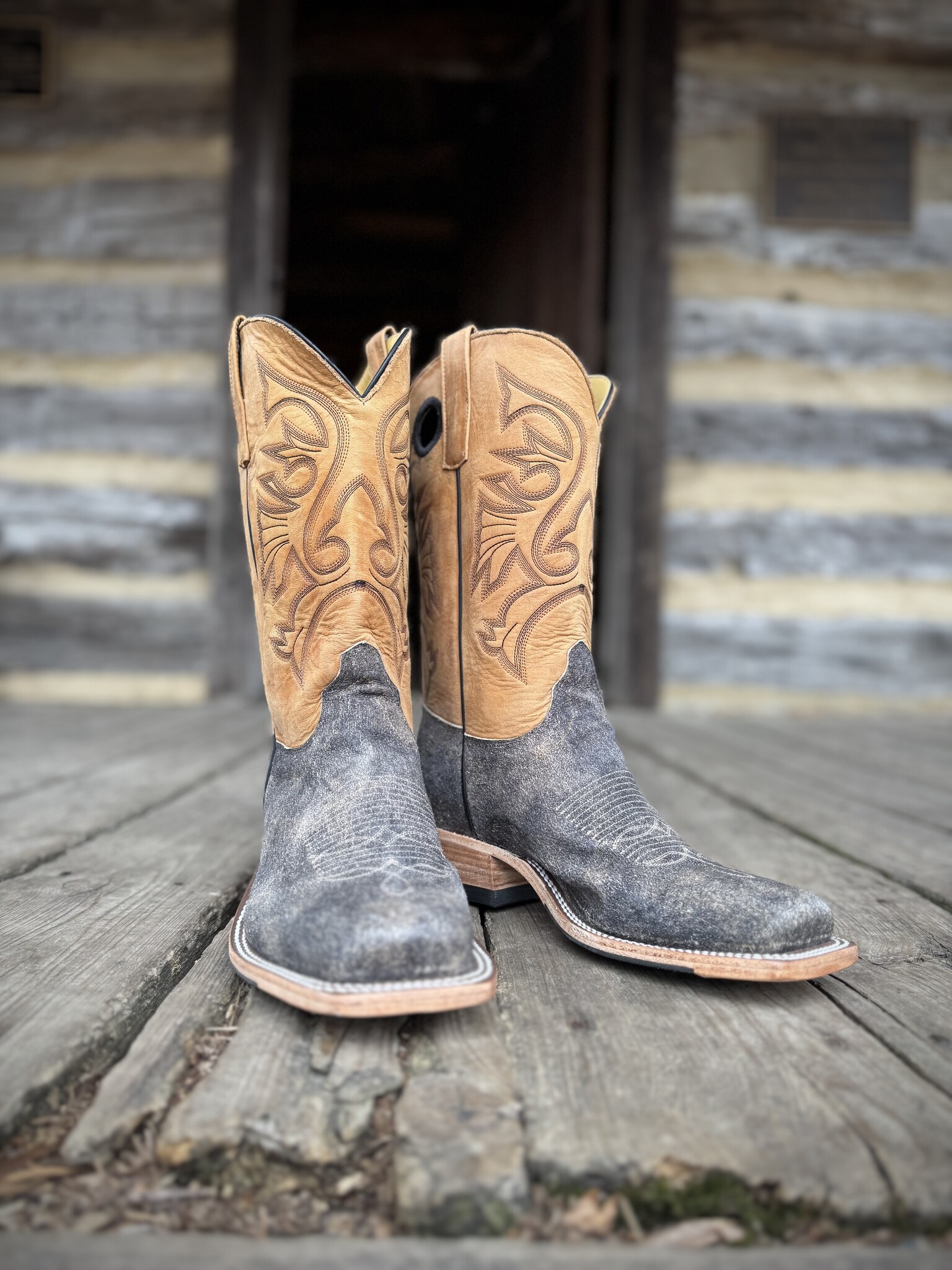 OLATHE No. 257949 Feral Sow Western Boot - Hewlett & Dunn