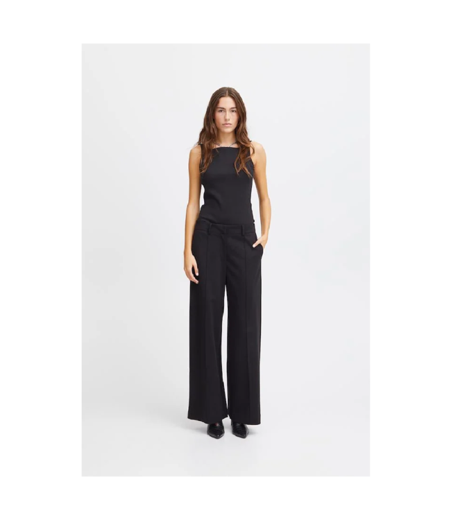 ICHI Kate Wide-Leg Slash Pocket Pant | Shop espy Women's Dress Pants - espy