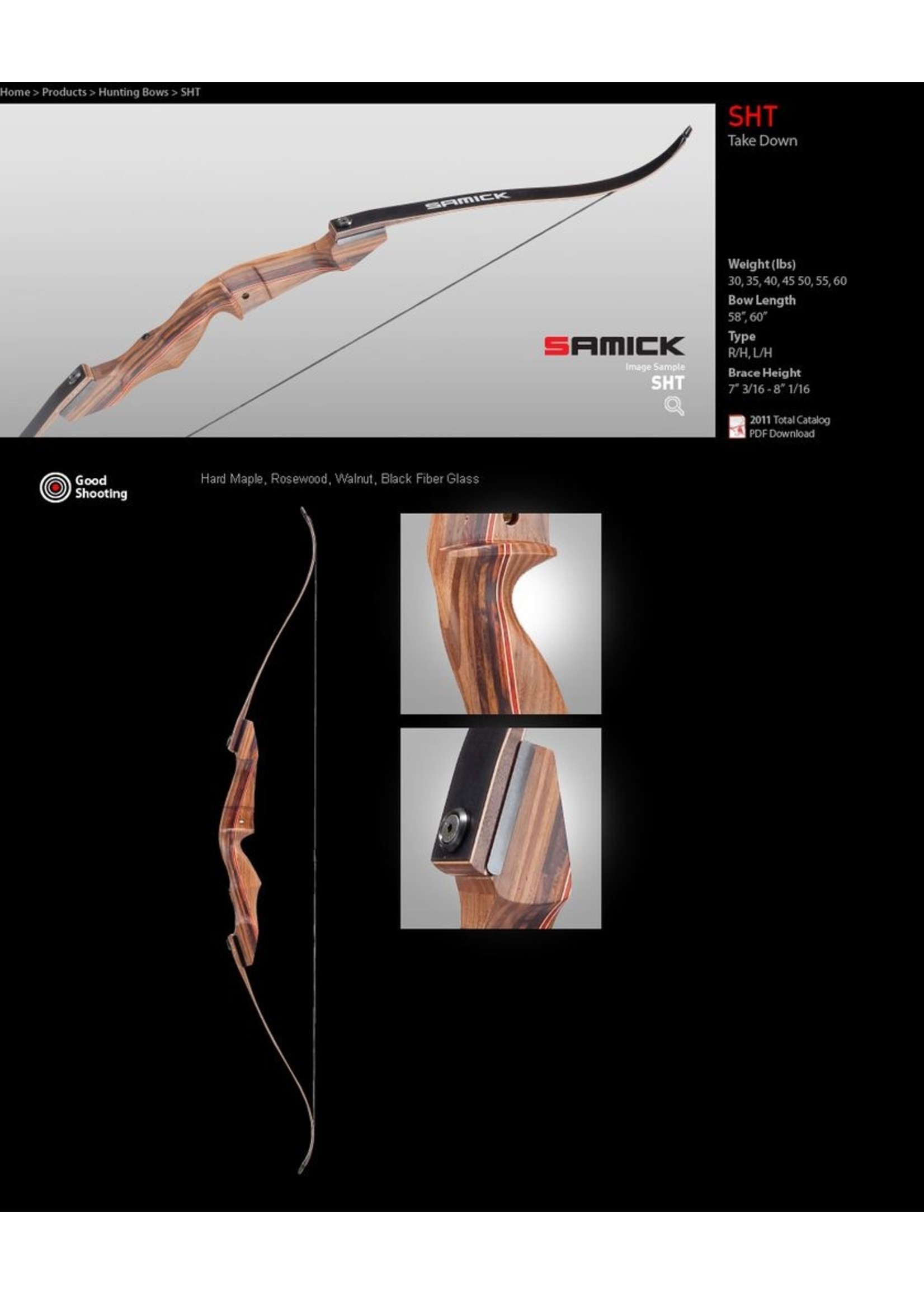Samick Fieldbow SHT - Urban Archery Pty Ltd